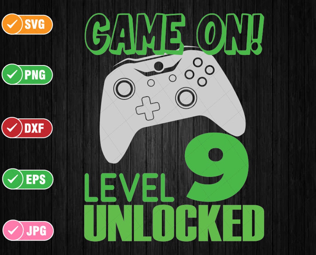 Personalized Age Video Game Birthday Png, Gaming on Birthday Svg, Video ...