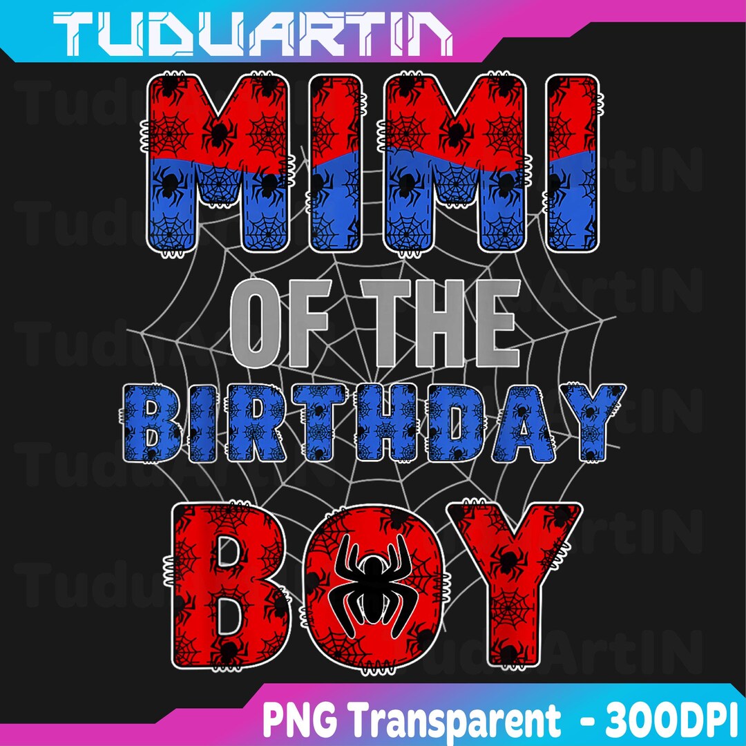 Mimi of the Birthday Boy Family Spider Birthday Party Png, Mimi of the ...
