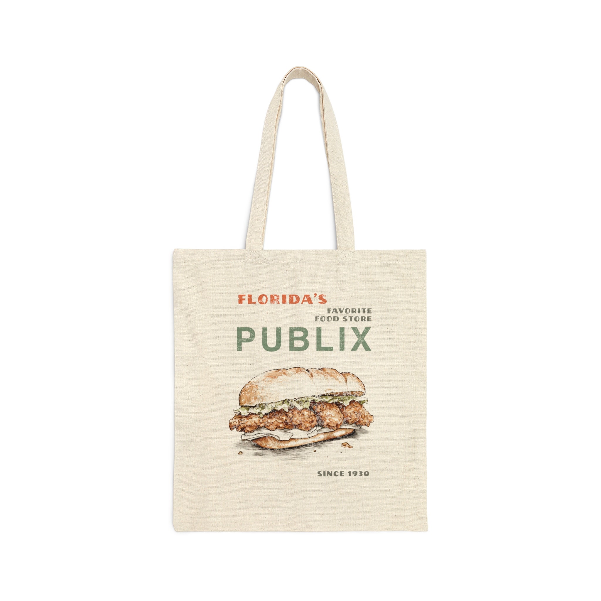 Publix Sub - Publix Super Market Cotton Tote Bag - Eco-friendly ...