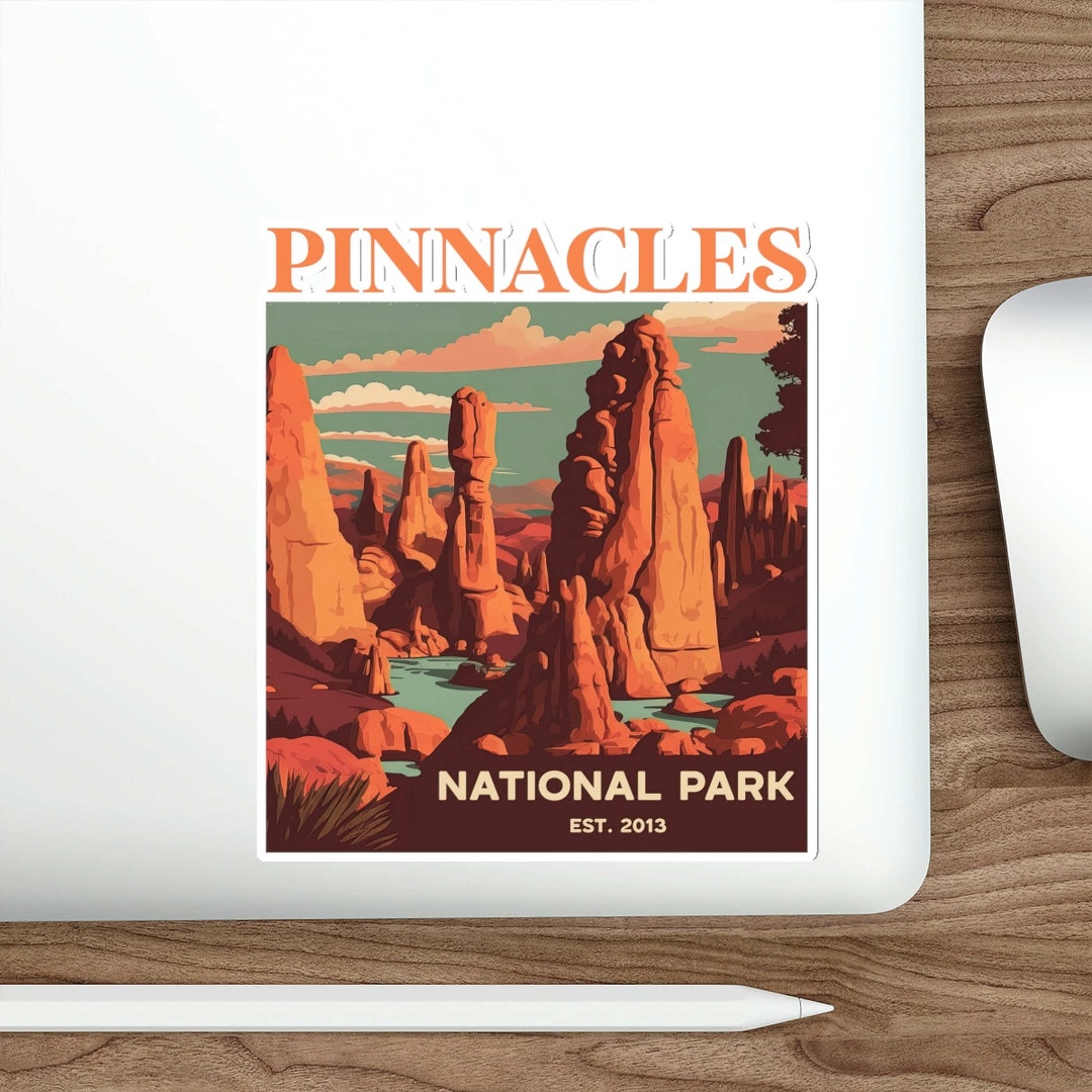 Pinnacles National Park Sticker, Pinnacles National Park, Pinnacle ...