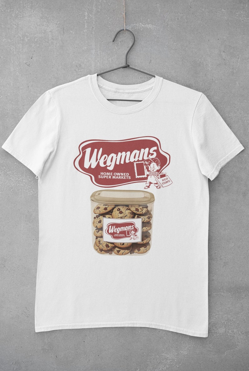 Wegmans Crewneck T Shirt, Vintage Style, Soft Cotton Tee, Wegmans ...