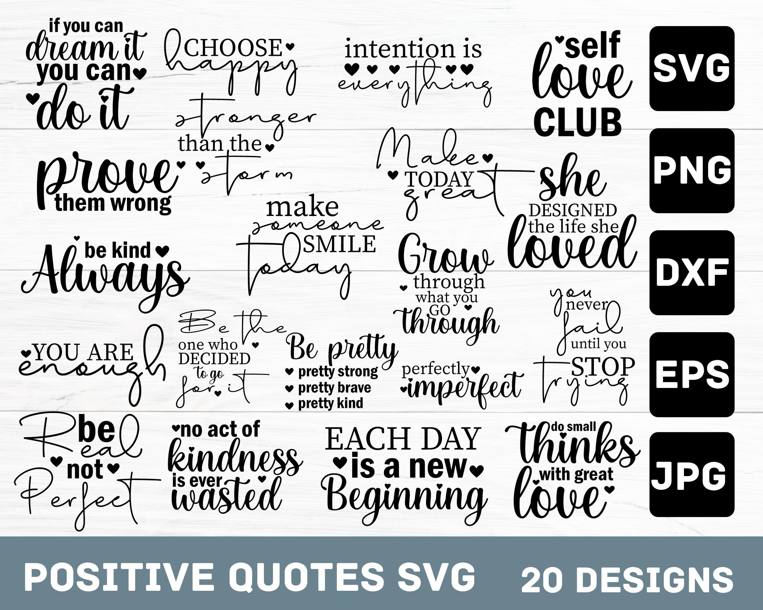 Positive Quote Svg,girl Power Svg,you Matter Svg,motivational Svg ...