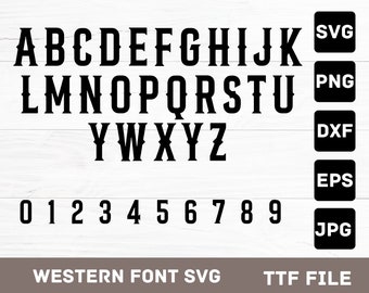 Western Font Wild West Font Old West Font Western Font Styles Cowboy ...