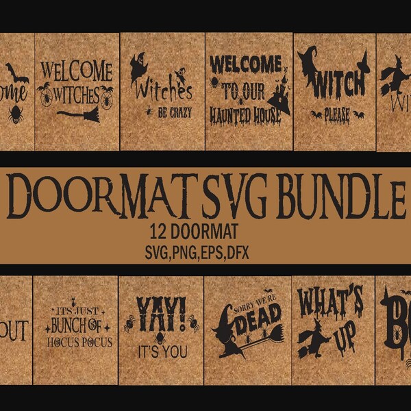 Halloween Door Mat - Etsy