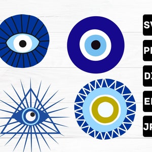 Evil Eye Svg Bundle Png Dxf, Humsa Svg Cut Files, Turkish Eye Svg, Evil Eye Protection Svg, Eps ...