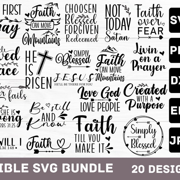 Scripture Svg - Etsy