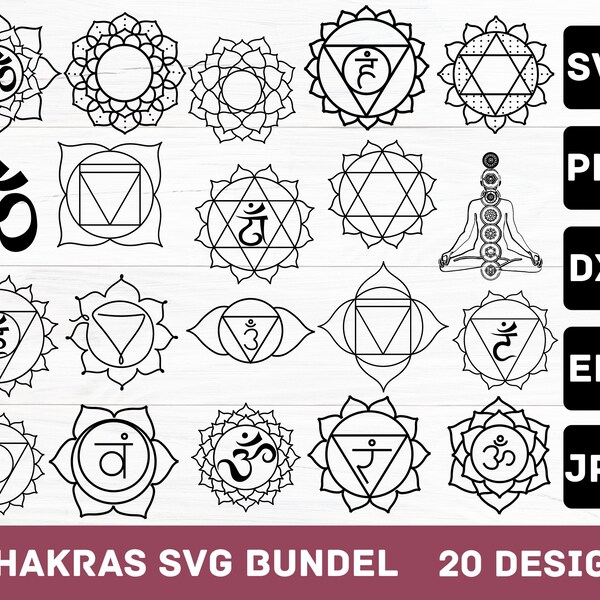 Chakra Svg - Etsy