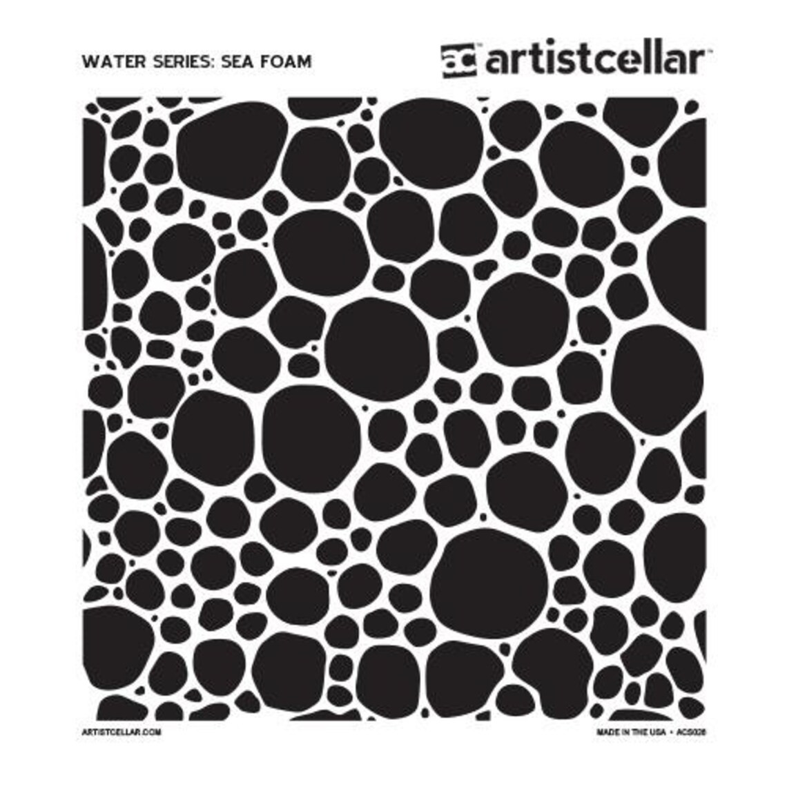 Water Series Stencils by Artistcellar Surf Sea Foam Ripples Lilly Pads ...