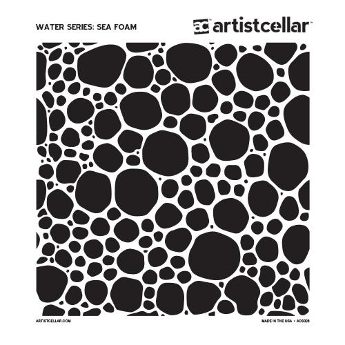 Water Series Stencils by Artistcellar Surf Sea Foam Ripples Lilly Pads ...