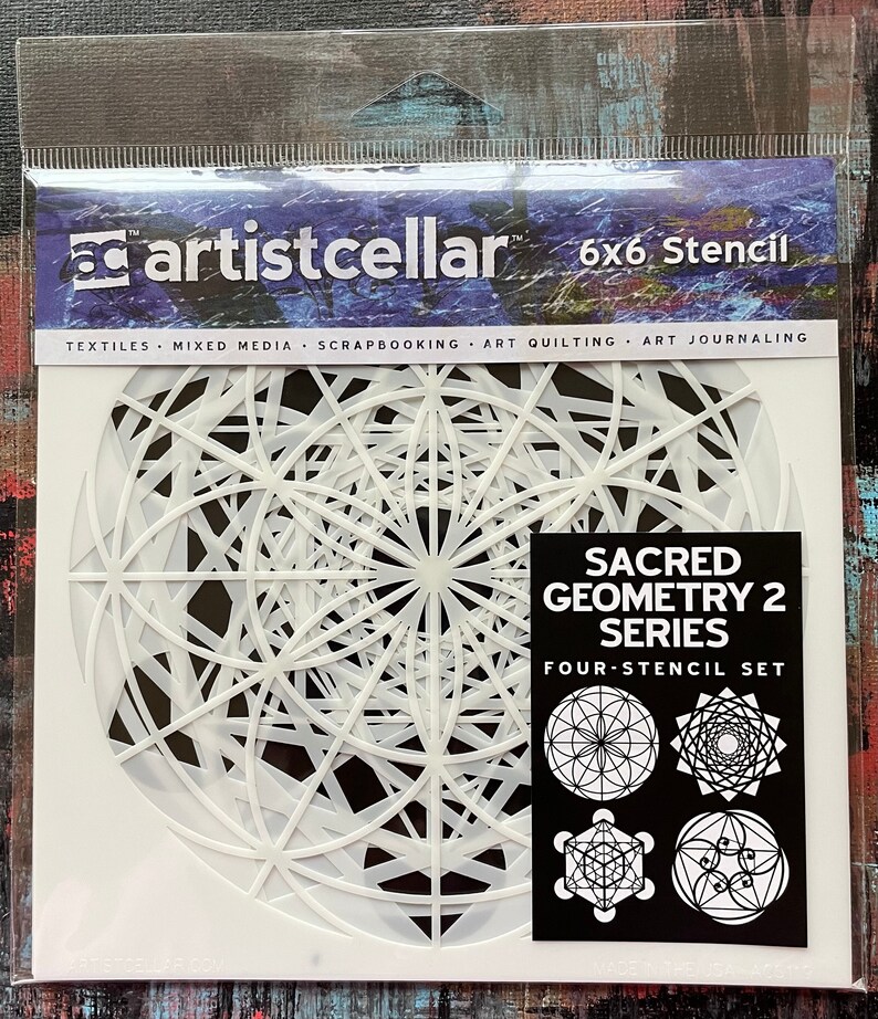 Sacred Geometry 2 Stencils by Artistcellar Seed of Life - Etsy