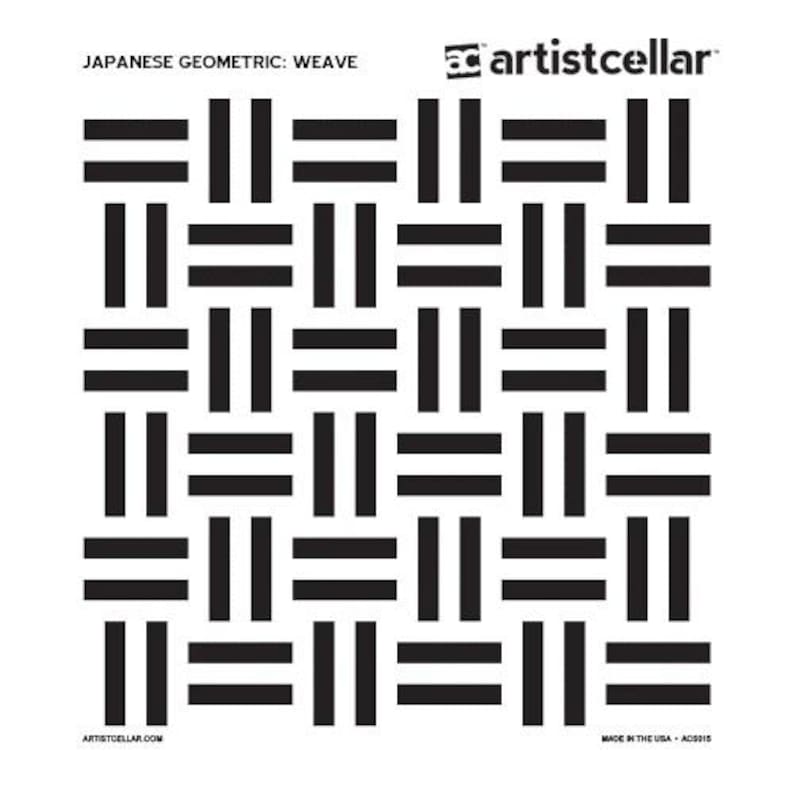 Japanese Geometric Stencils by Artistcellar. Hemp Flower. Seven Jewels ...