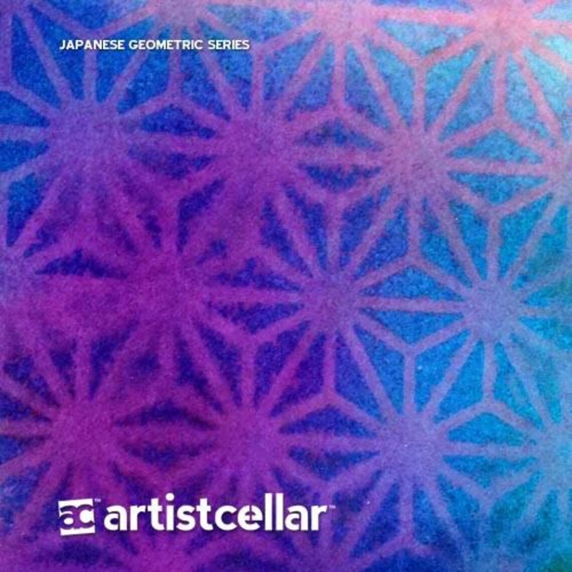 Japanese Geometric Stencils by Artistcellar. Hemp Flower. Seven Jewels ...