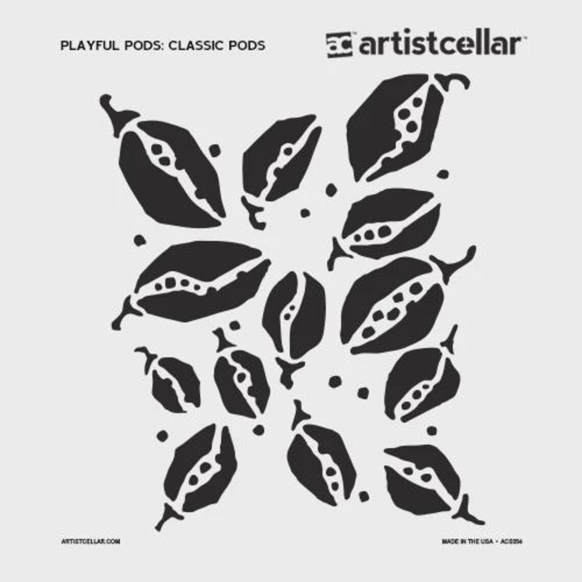 Playful Pods Series Stencils by Artistcellar Petite Classic Bodacious ...