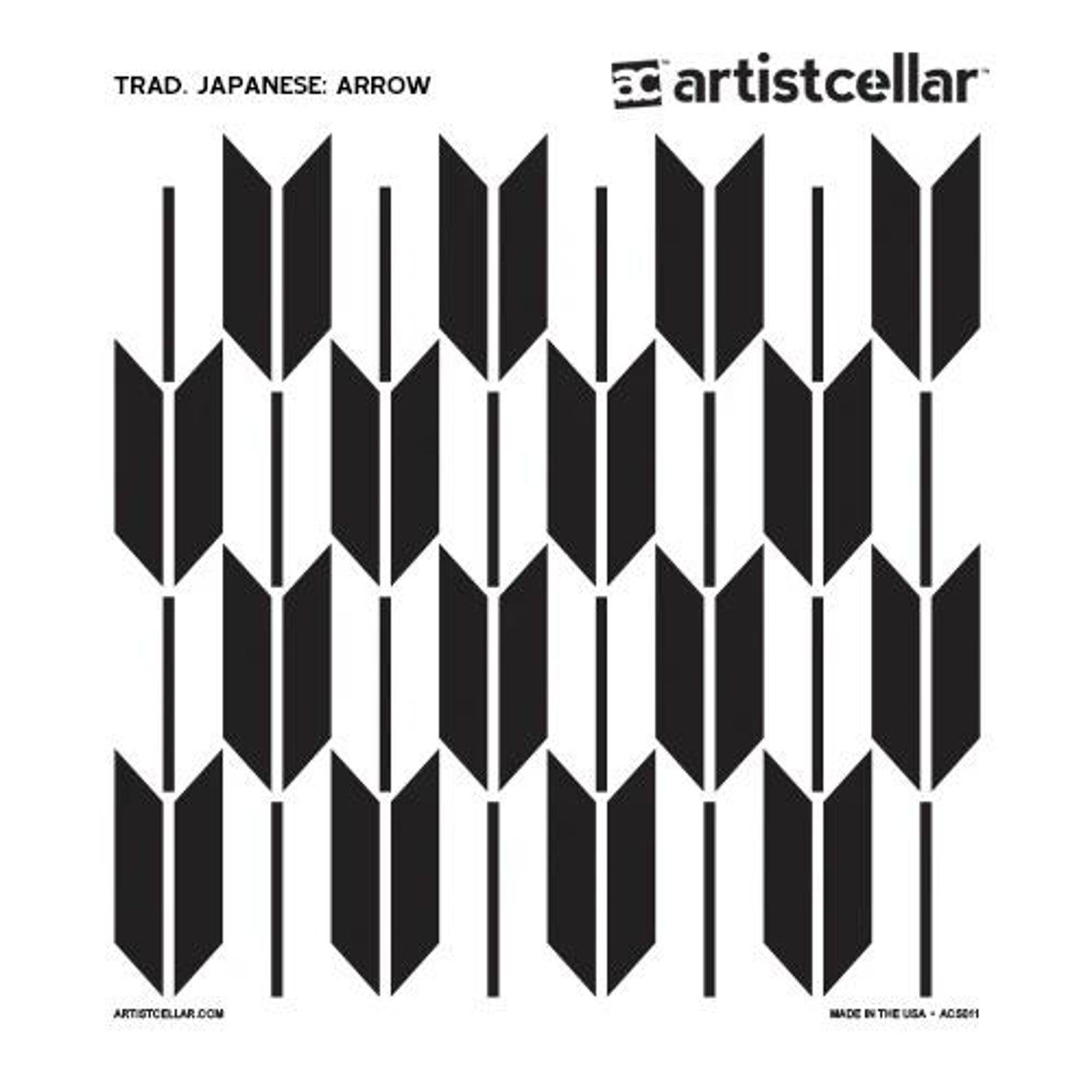 Traditional Japanese Stencils by Artistcellar. Ocean Waves. Cherry ...