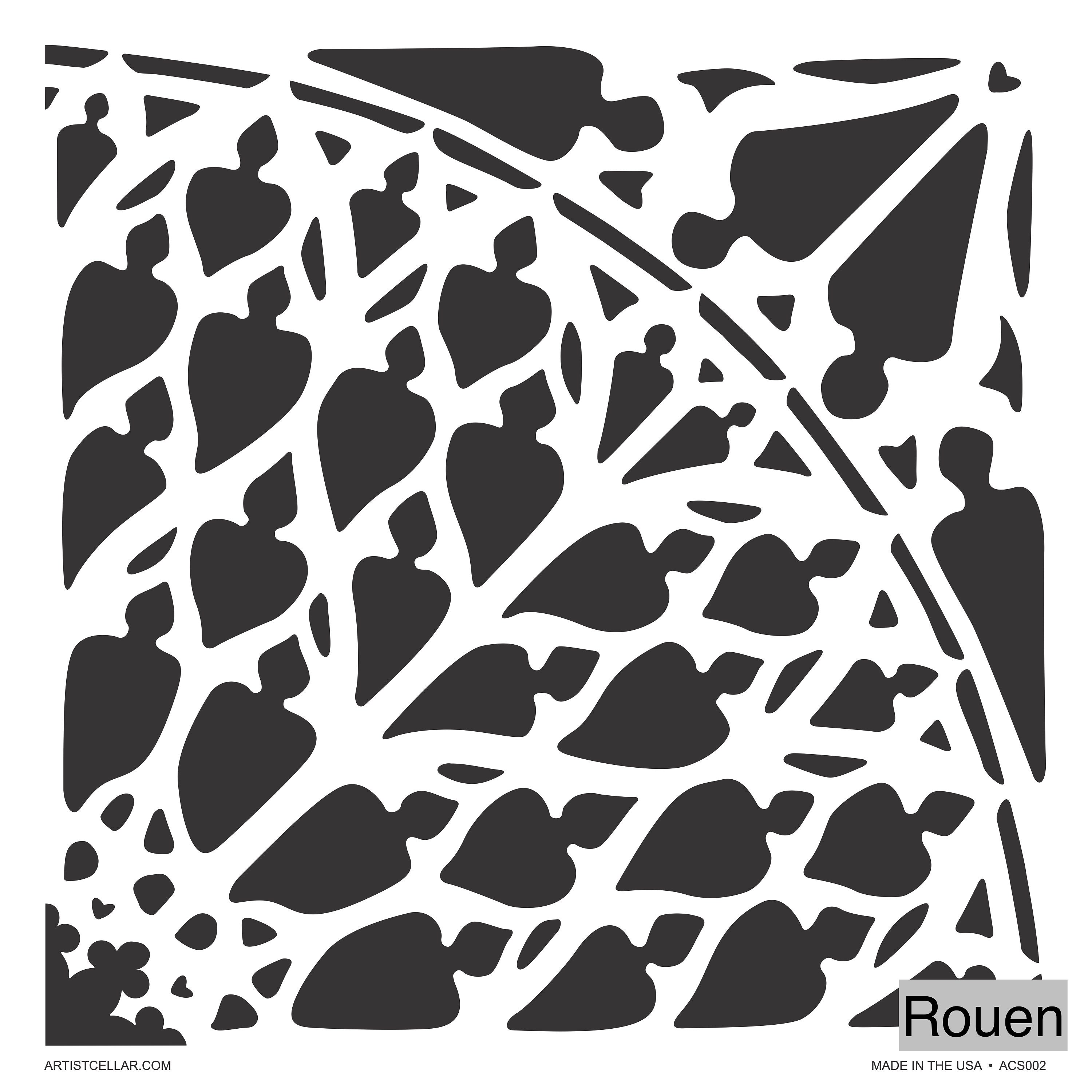 Cathedral Series Stencils by Artistcellar Paris Rouen Amiens Reims ...