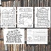 25 Book Coloring Pages for Adults: Library Theme (digital Download) - Etsy