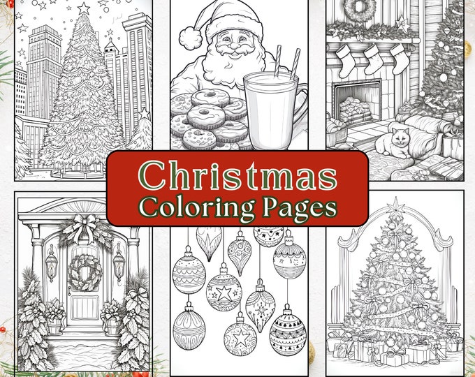 Advent Christmas Coloring Pages Printables Christmas Decorations ...