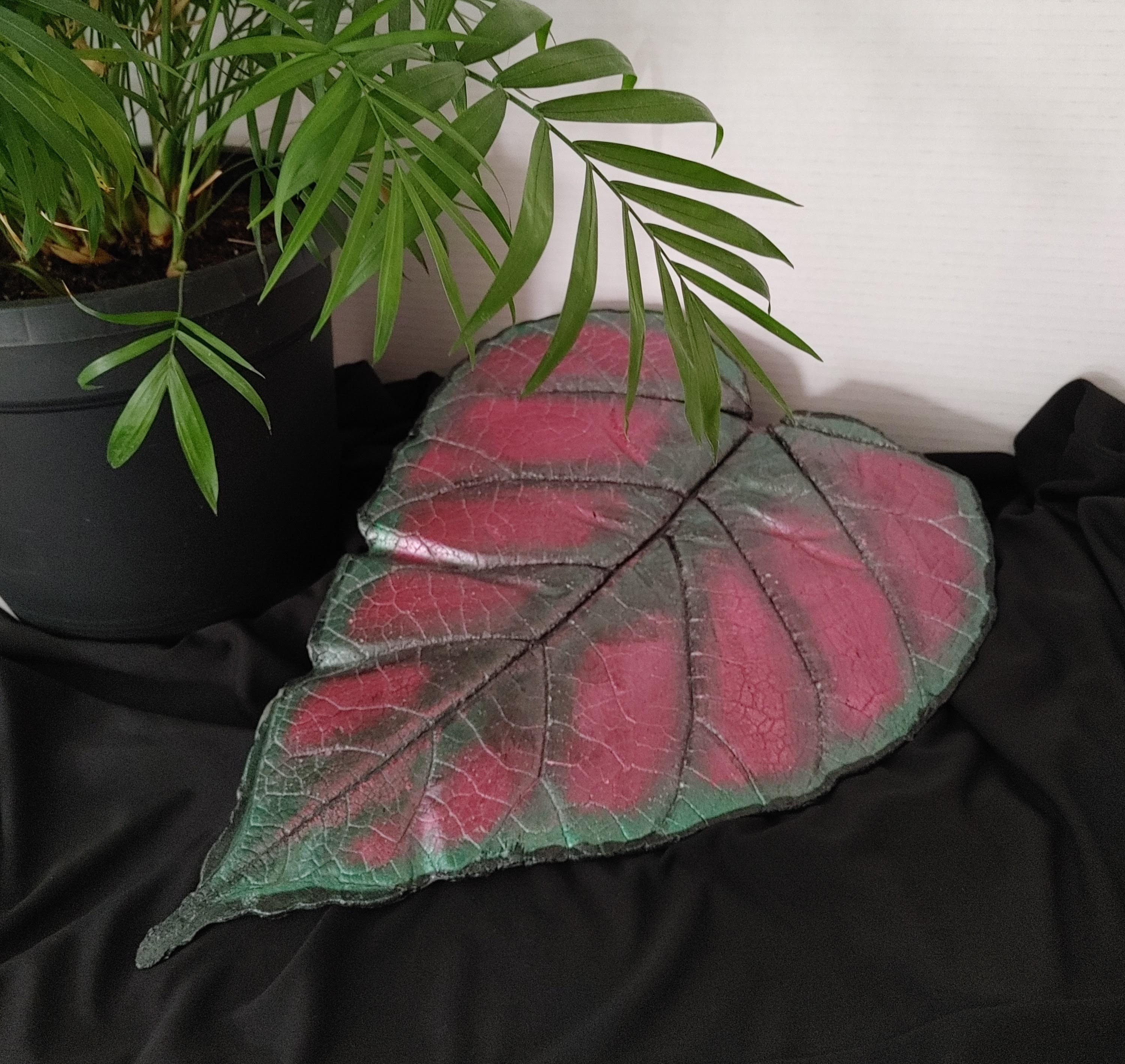 Cement Cast Elephant Ear Leaf - Etsy