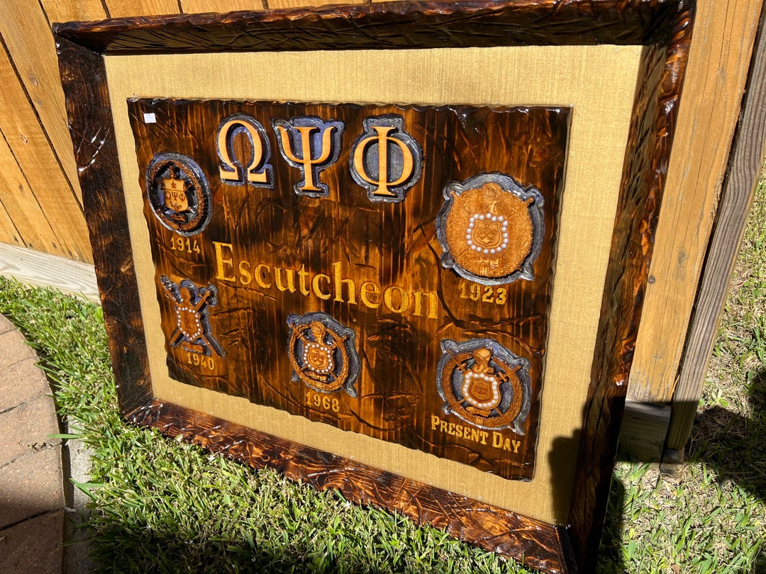 Omega Psi Phi Escutcheon History of the Shield - Etsy Canada