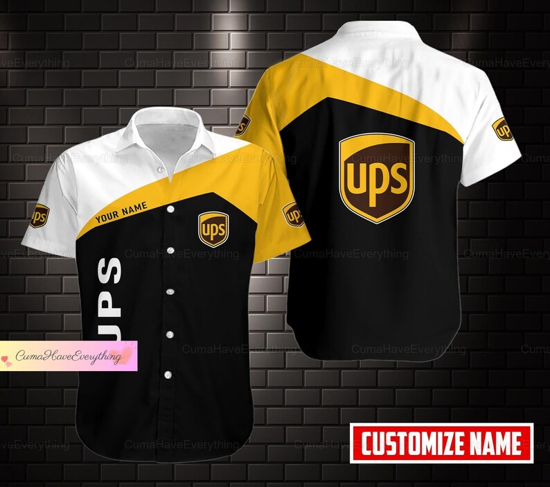 Custom Ups Button Shirt United Parcel Service Shirt Ups - Etsy
