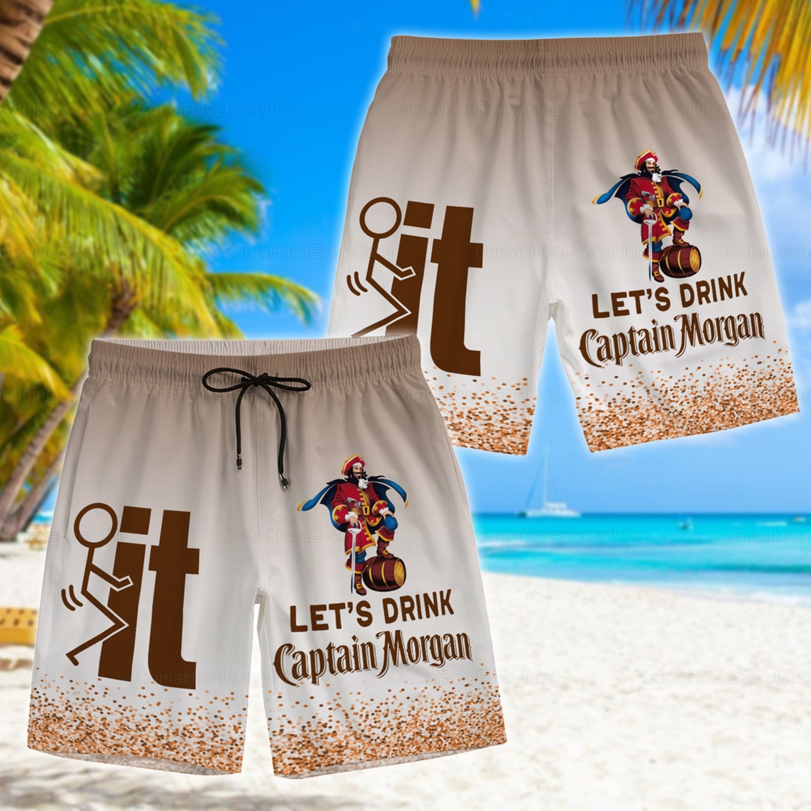 Captain Morgan Man Shorts, Captain Morgan Shorts sold by ChloSmith ...