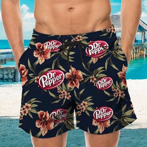 Dr Pepper Hawaiian Shirt, Dr Pepper Shorts, Dr Pepper Button Shirt, Dr ...