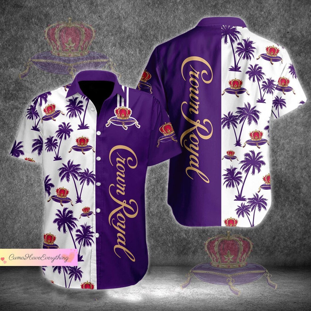 Crown Royal Button Shirt, Crown Royal Button Up, Crown Royal Shirt ...