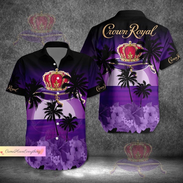 Crown Royal Button Down Shirt - Etsy