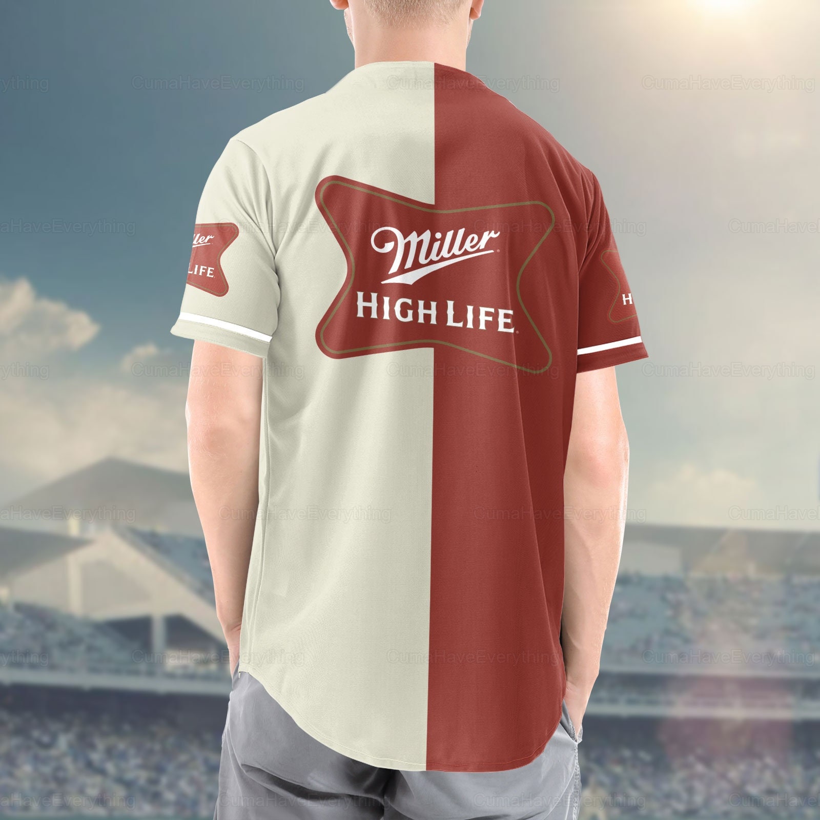 Miller Highlife Baseball Jersey Shirt, Miller Highlife Shirts, Baseball ...