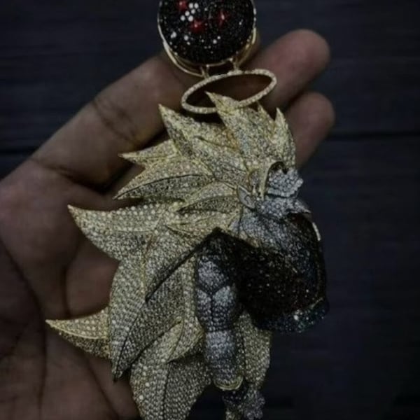 Iced Out Goku Chain - Etsy