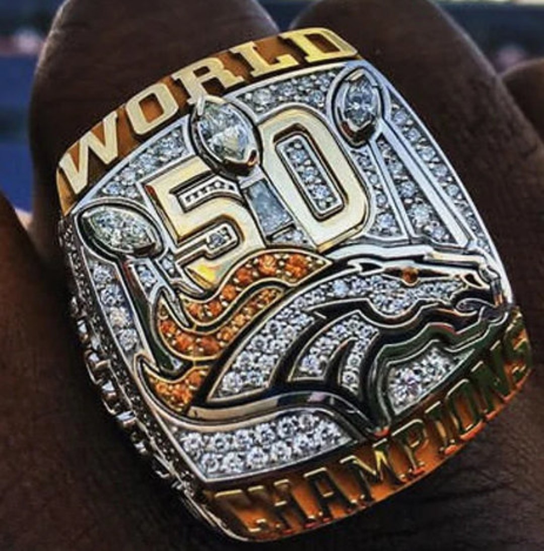 Iced Out 925 Sterling Silver, Ring World Champion, Handmade Denver ...