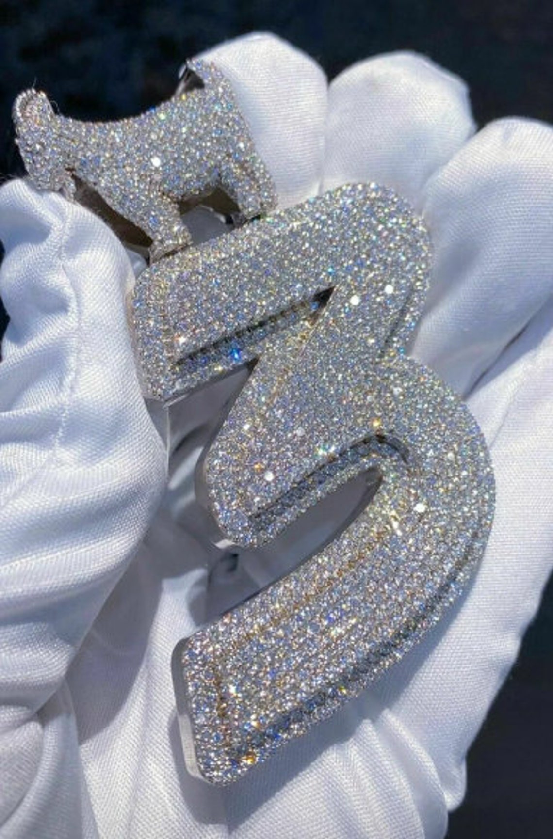 4.75 Ct Diamond Pendant Hip Hop Diamond Pendant Custom Pendant Iced Out ...