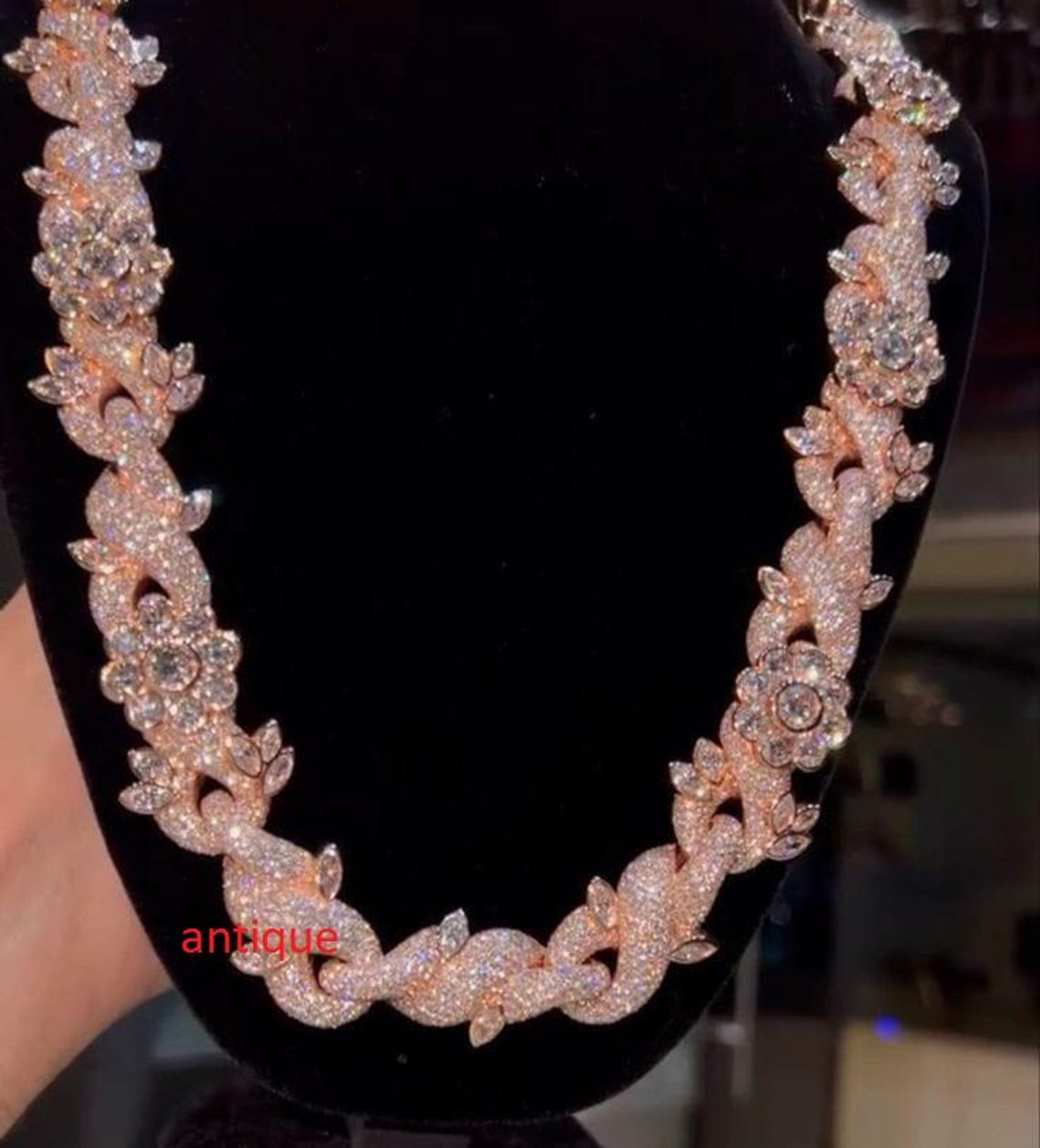 Men's 20MM Miami Cuban Link Chain, Diamond Cuban Chain Necklace, Hip ...