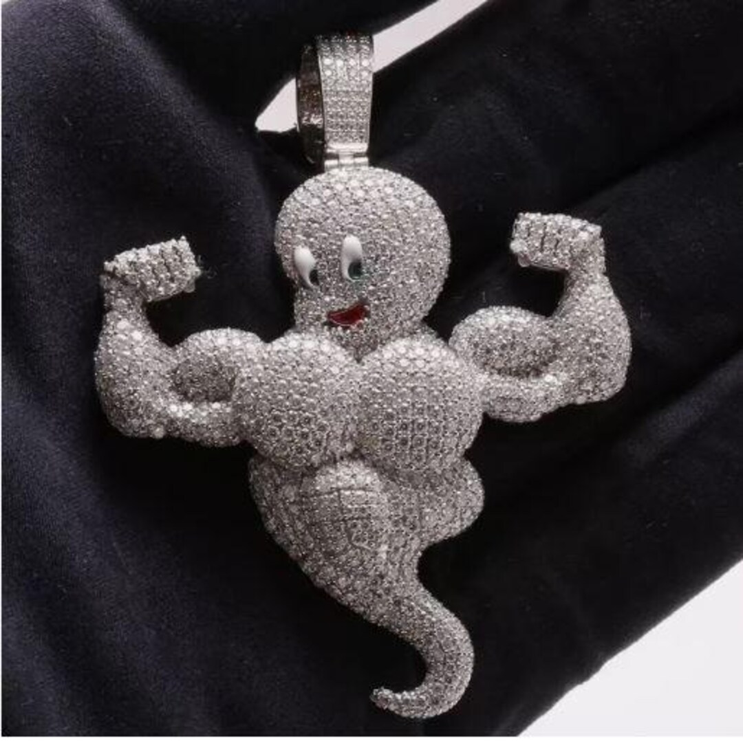 Custom Cartoon Aladin Iced Out Pendant Hip Hop Diamond Pendant Cartoon ...