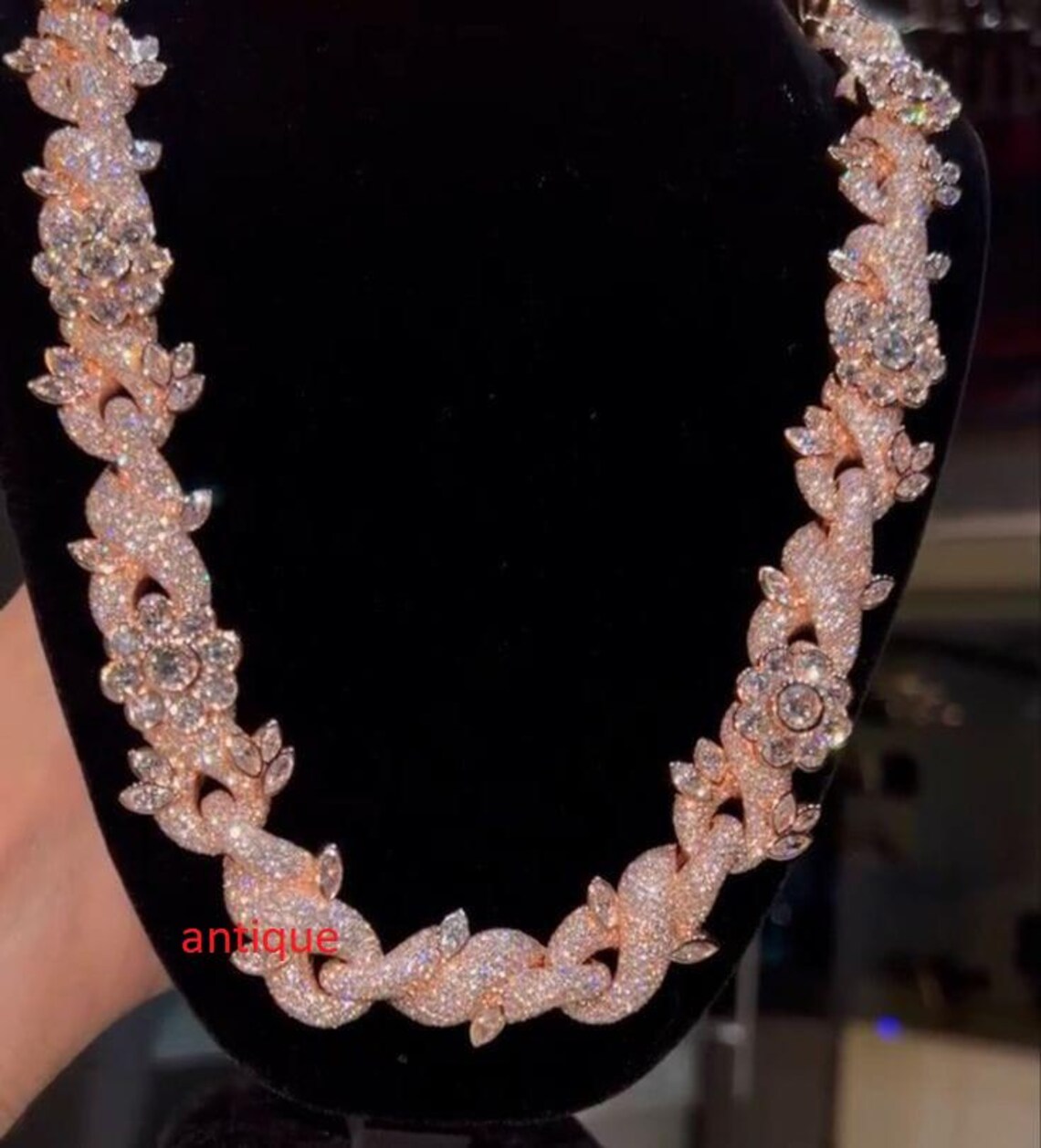 Men's 20MM Miami Cuban Link Chain, Diamond Cuban Chain Necklace, Hip ...