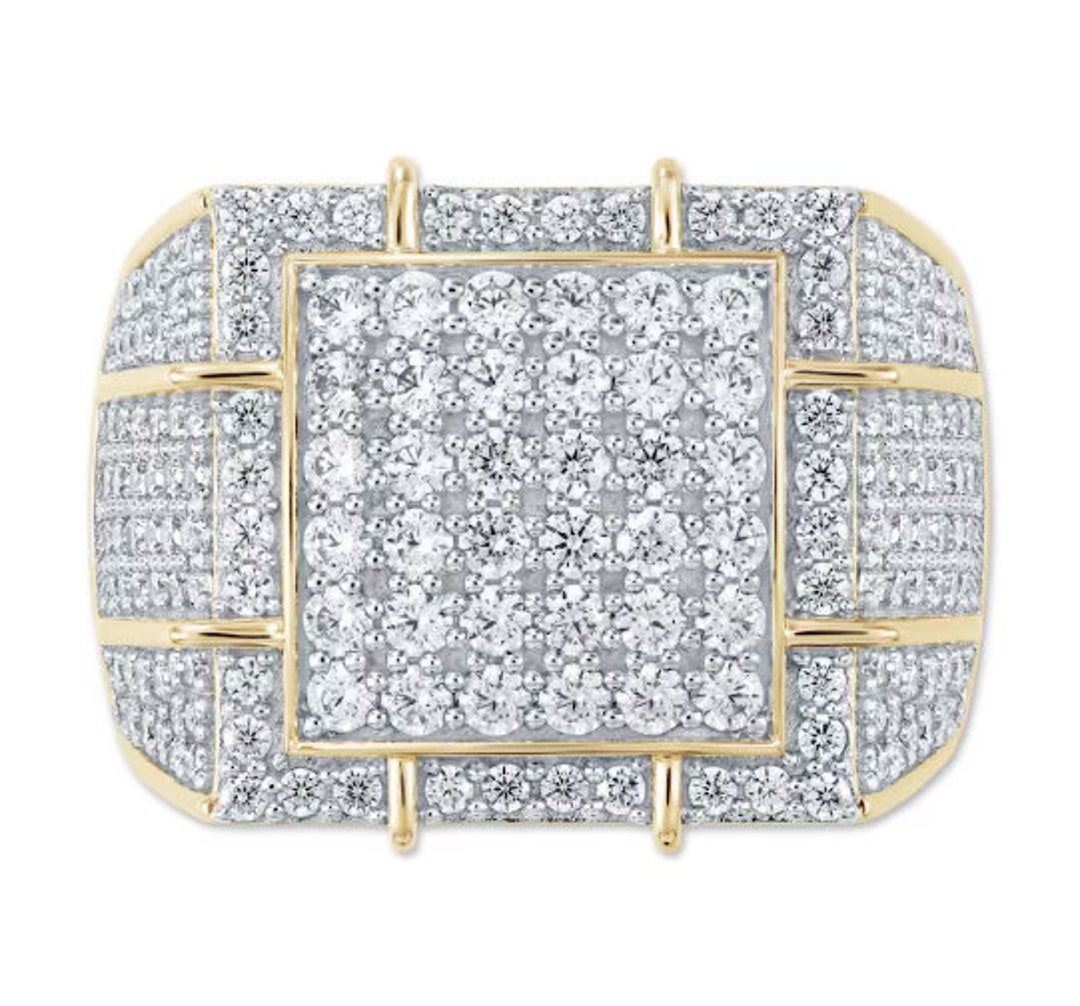 2.50 Ct Diamond Ring Iced Out Diamond Ring Custom Ring Diamond - Etsy