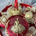 Ruby Treasure Christmas Ornaments - Etsy