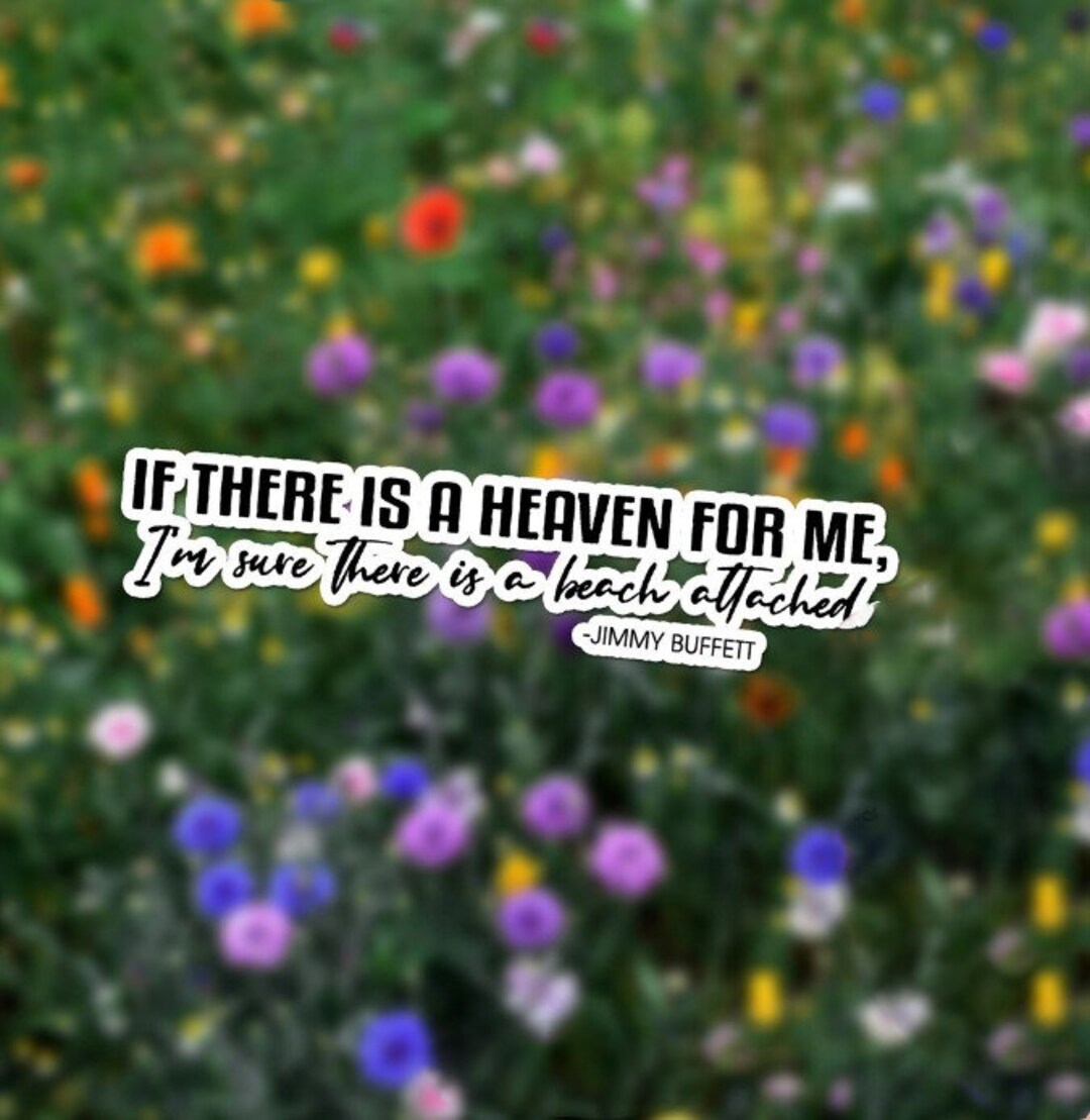 Jimmy Buffett Sticker Jimmy Buffett Fan Gift Parrothead - Etsy