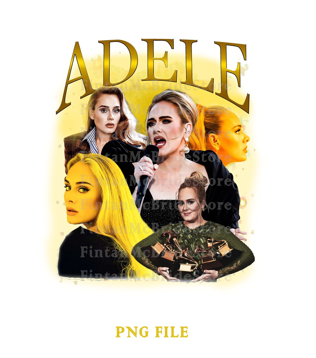 Adele T Shirt Design PNG Instant Download 300 Dpi - Etsy