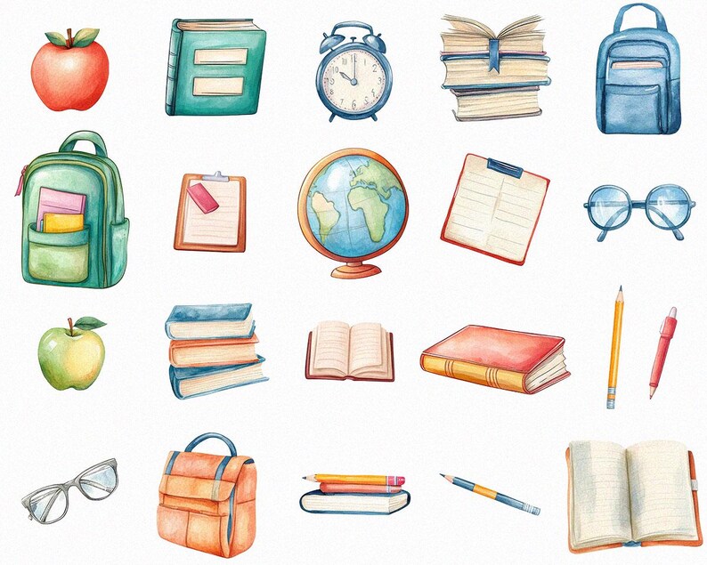 Happy Teacher Day Clipart, Back to School PNG, Teacher's Day ...