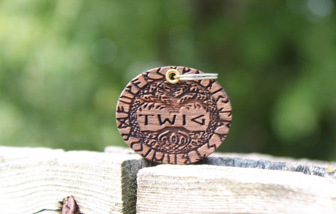 Personalized Viking Compass Pet ID Tag, Rustic Pet Tag, Handmade ...