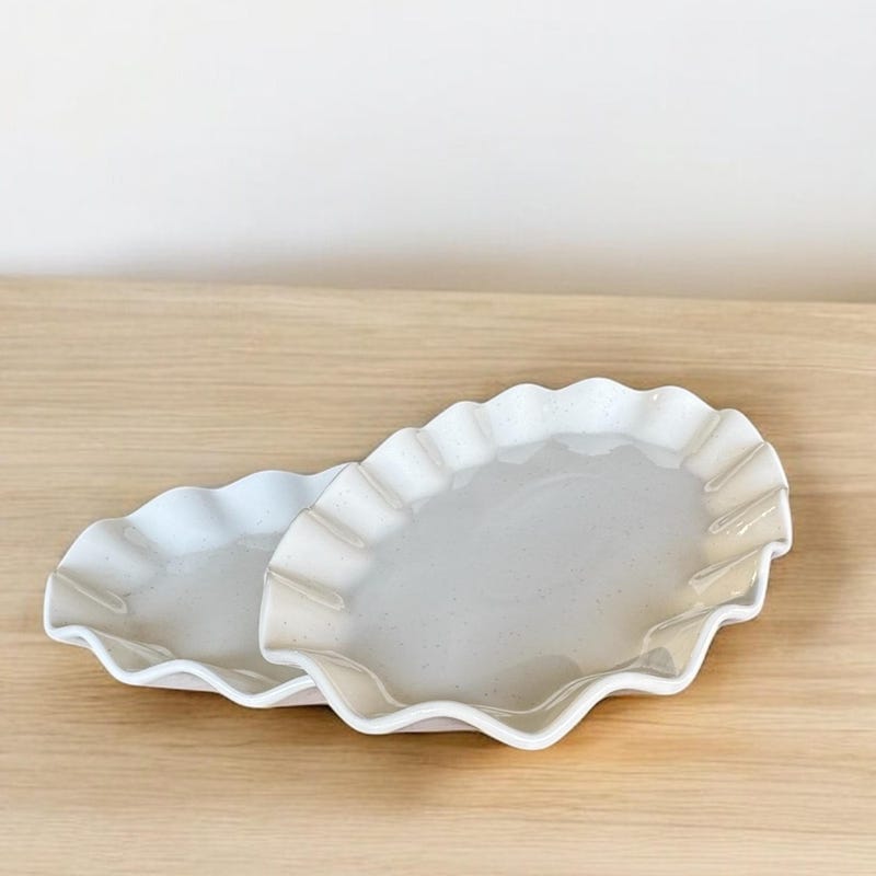 Ruffled Plates - Etsy