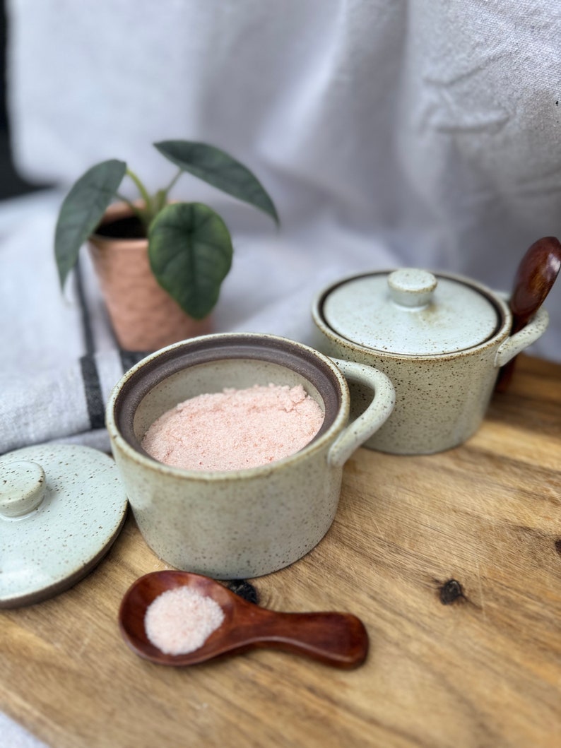 Salt Cellar With Lid, Pinch Pot, Salt Pig, Salt and Pepper Cellar ...