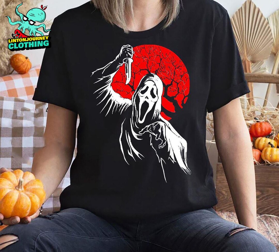 Red Ghostface Scream Halloween Trending Unisex T-shirt Scream - Etsy