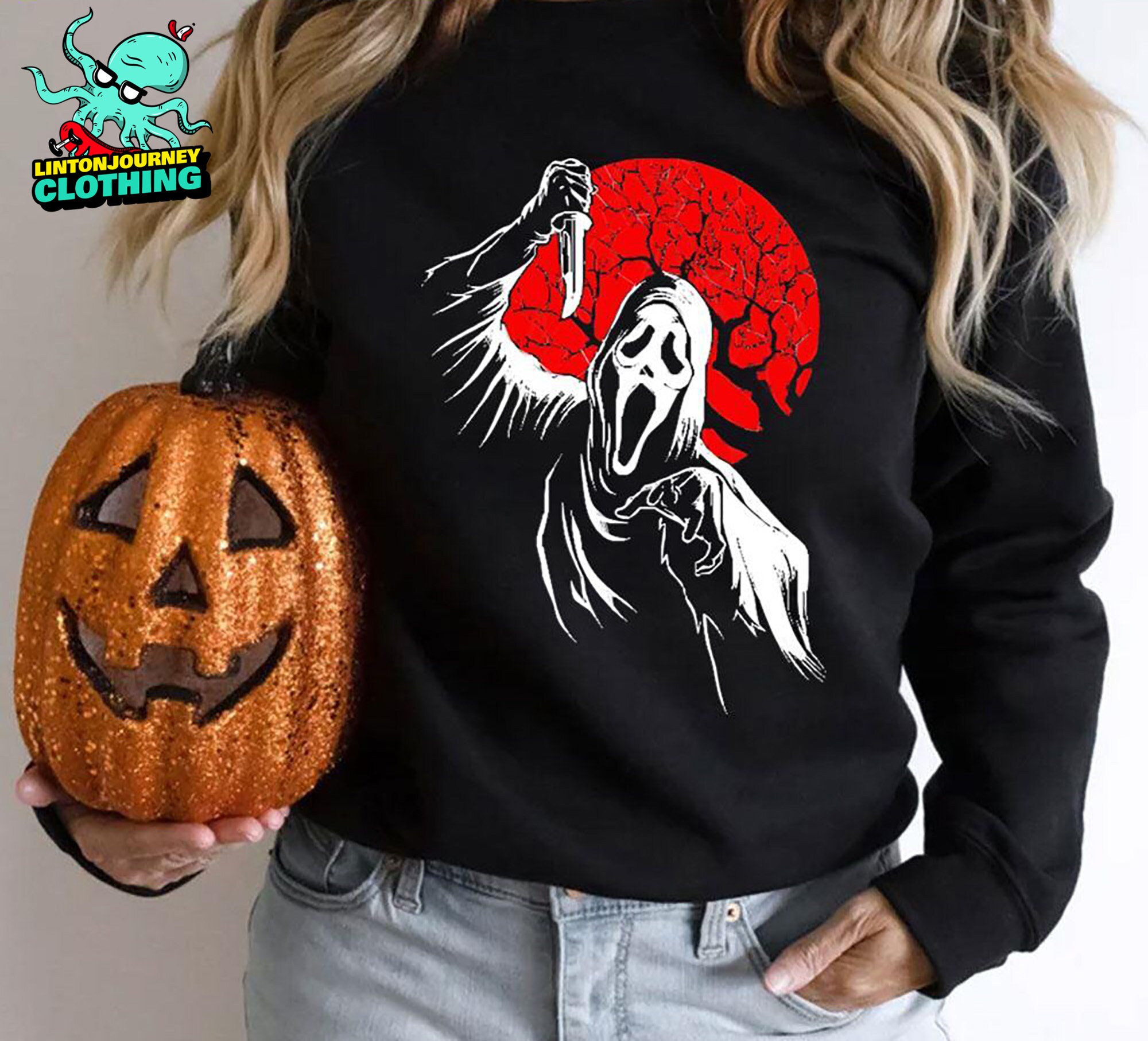 Red Ghostface Scream Halloween Trending Unisex T-shirt Scream - Etsy