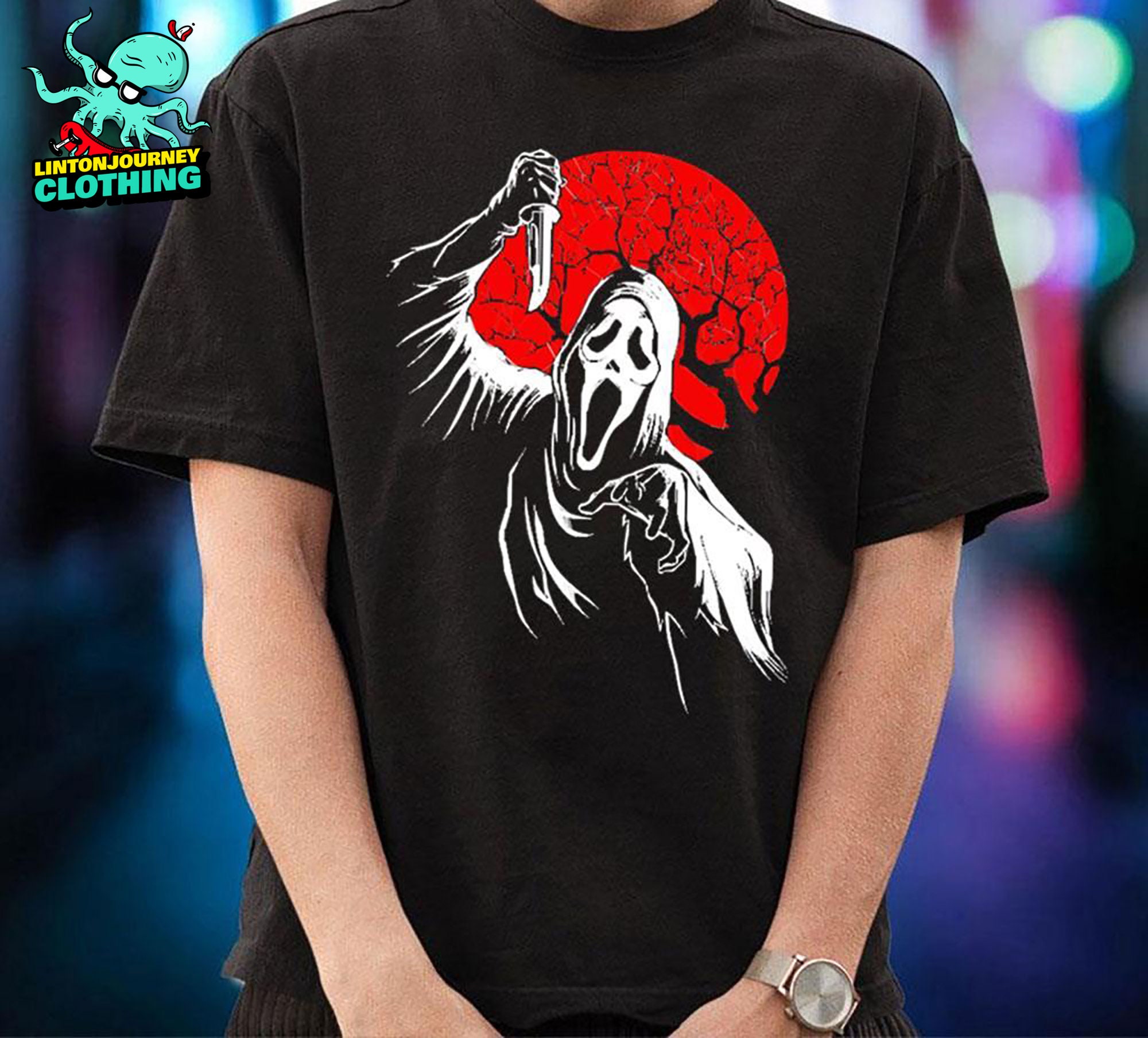 Red Ghostface Scream Halloween Trending Unisex T-shirt Scream - Etsy
