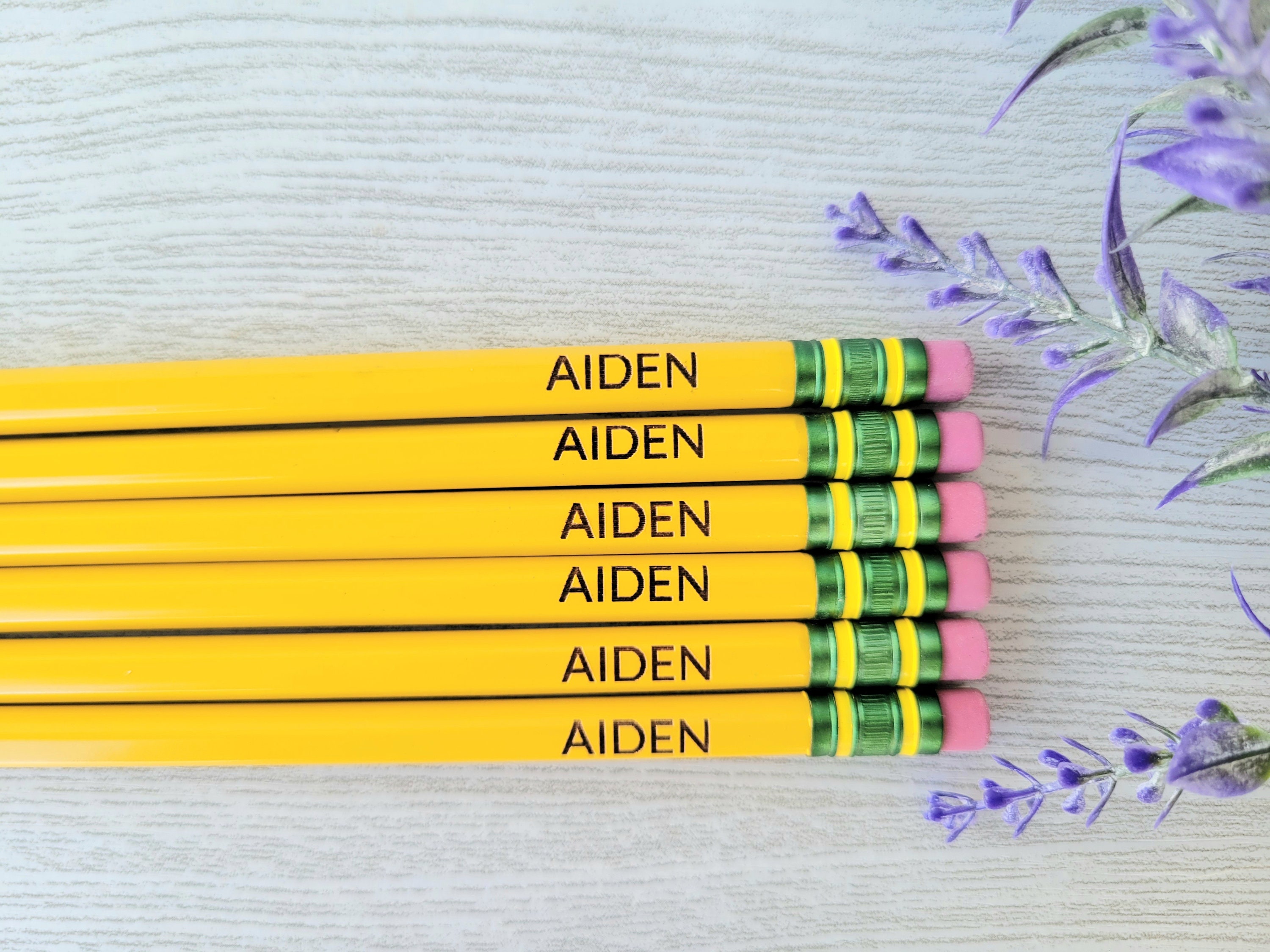 Personalized Engraved Pencils: Custom Back to School Supplies - Etsy