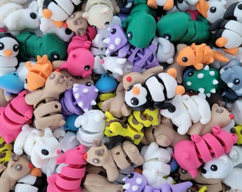 3D Printed | Articulating | Mini | Animal | Fidget |sensory | Baby ...
