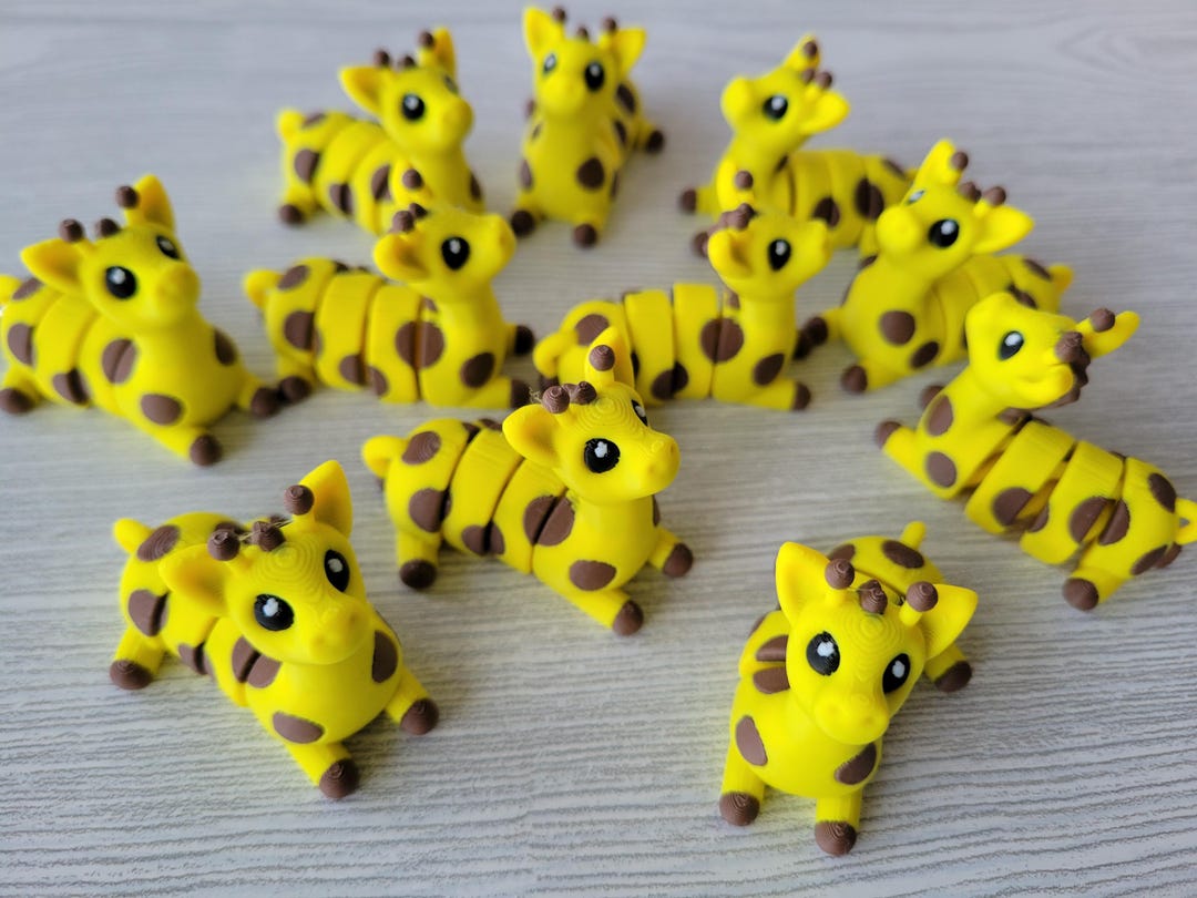 Mini Pocket Pets 3D Printed Articulating Mini Baby Animals Sensory ...