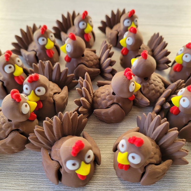 3d Turkey Keychain - Etsy